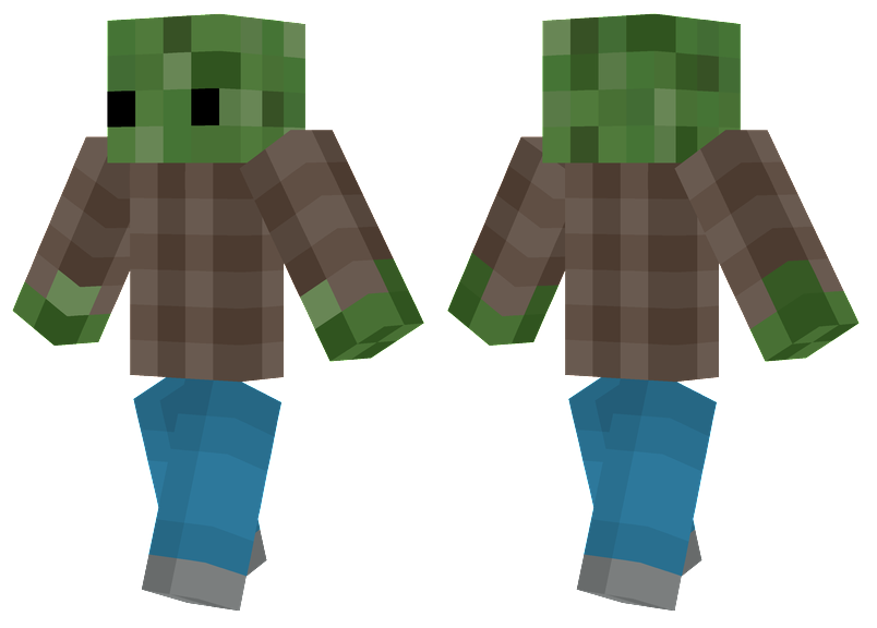 8 Bit Zombie | Minecraft Skins