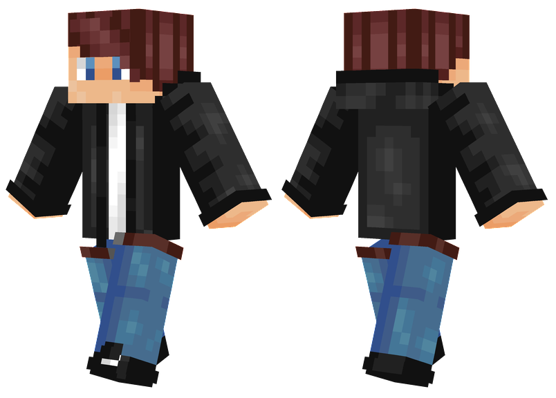 Black Jacket Boy | Minecraft Skins