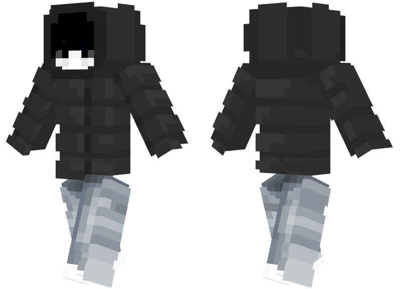 Black Puffer Jacket | Minecraft Skins