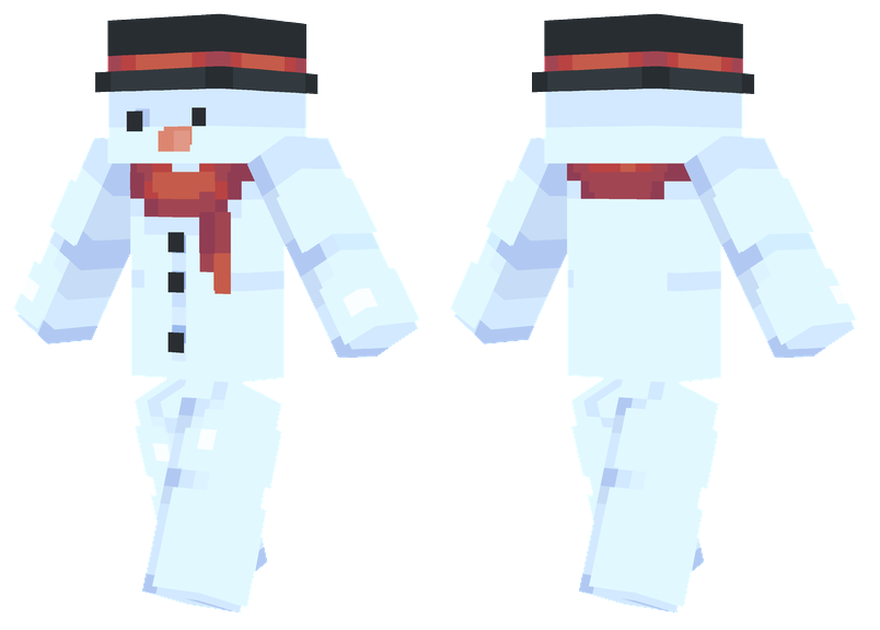 Blocky Snowman | Minecraft Skins