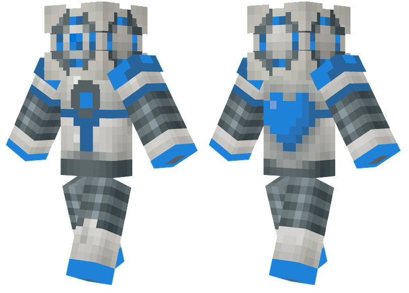 Blue Command Cube | Minecraft Skins