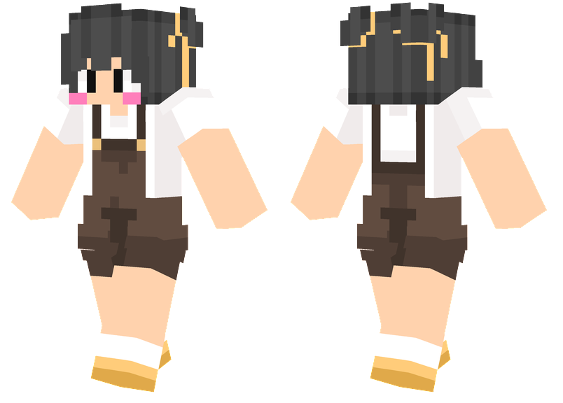 Brown Overalls Minecraft Skins