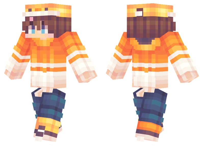 Cool Orange | Minecraft Skins