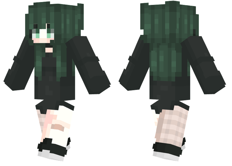 Dark Green Girl | Minecraft Skins