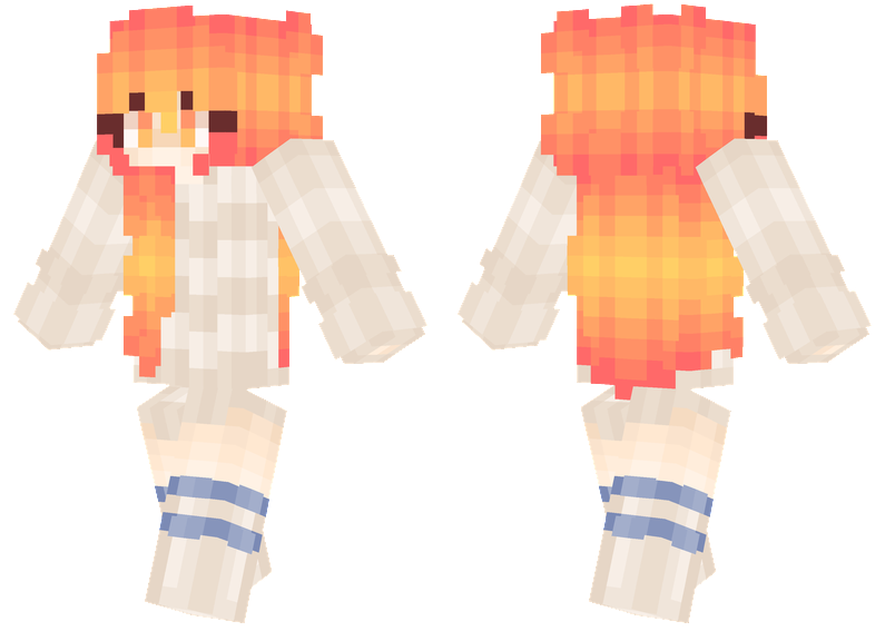Fiery Hair | Minecraft Skins