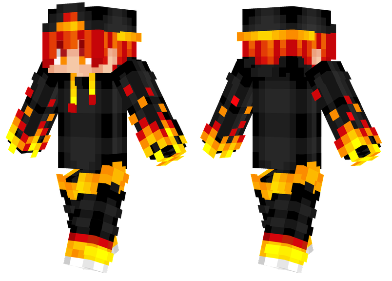 Fire Snapback | Minecraft Skins