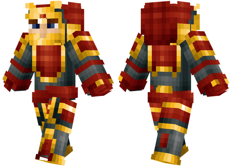 Gold Samurai | Minecraft Skins