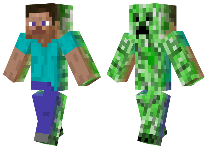 Half Human | Minecraft Skins
