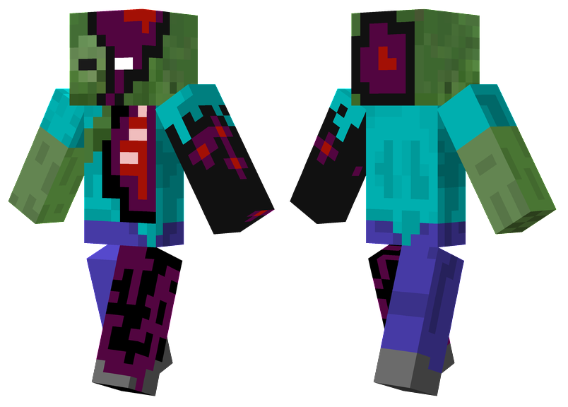Infected Ender Zombie | Minecraft Skins