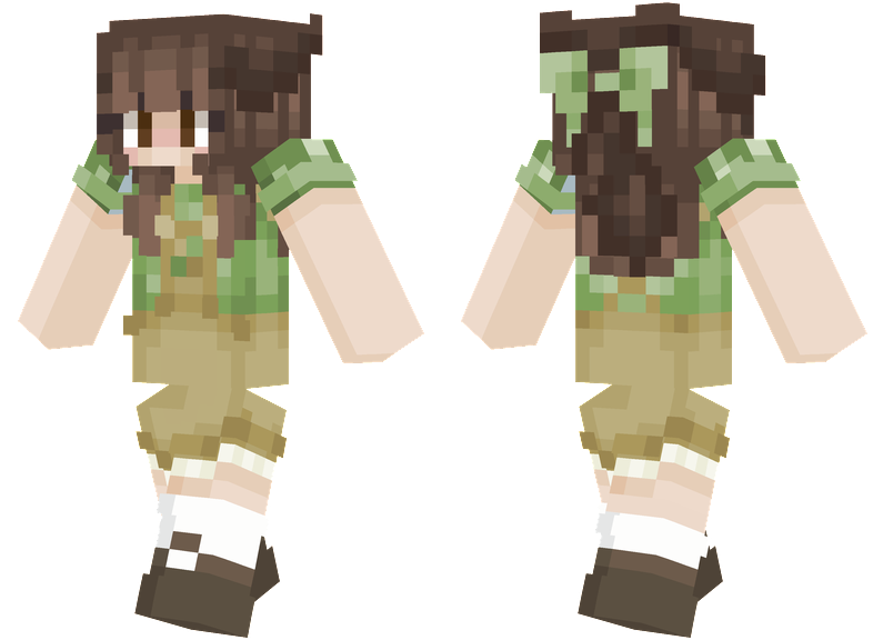 Leafy Girl | Minecraft Skins