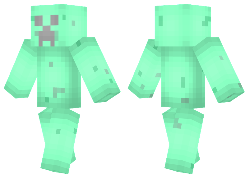 Mint Creeper | Minecraft Skins