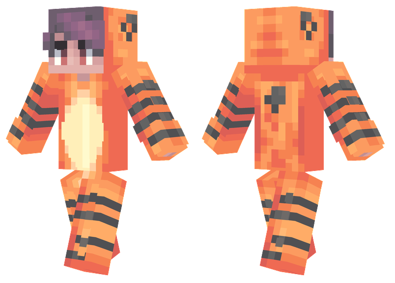 Orange Onesie | Minecraft Skins