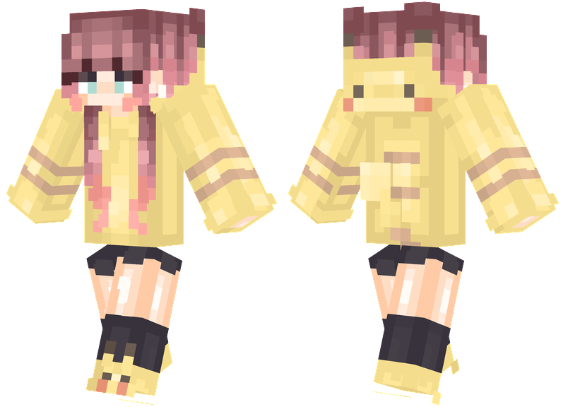 Pikachu Hoodie | Minecraft Skins