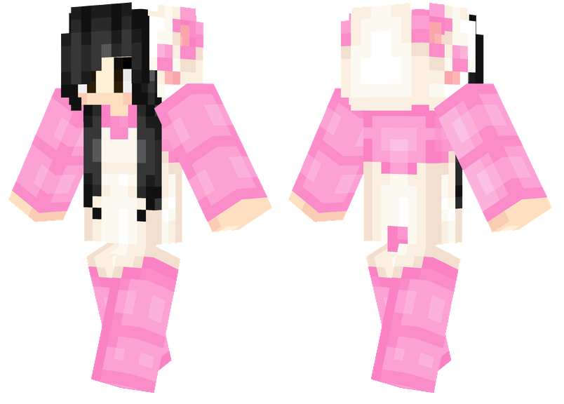 Pink Panda Girl | Minecraft Skins