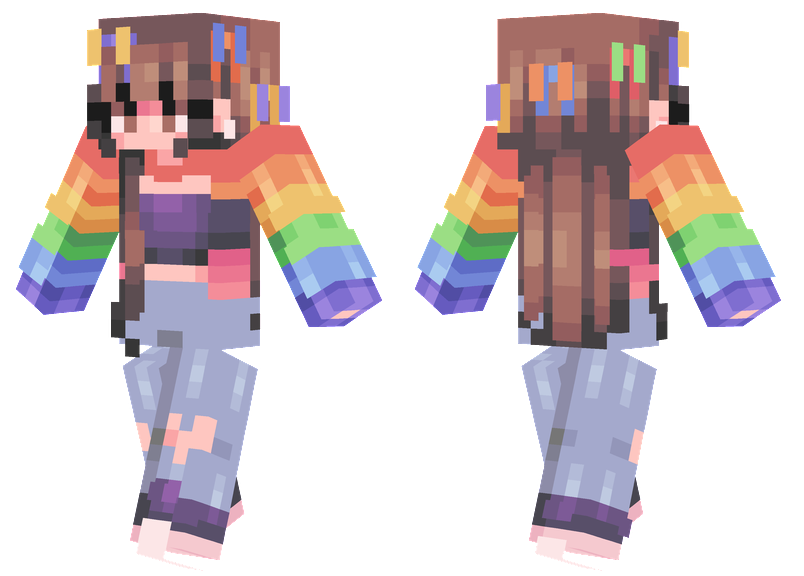 Rainbow Sleeves | Minecraft Skins