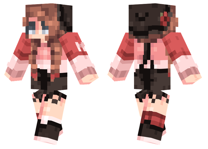 Red Girl Minecraft Skins