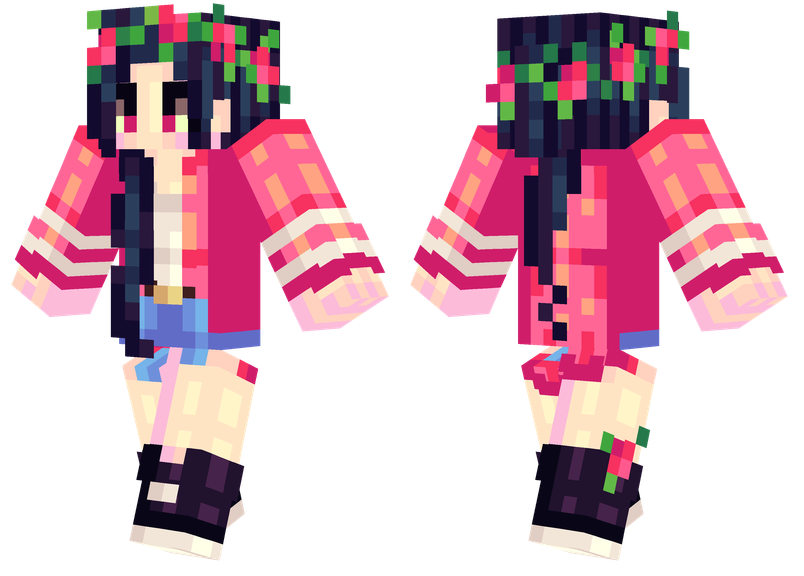 Red Roses Minecraft Skins 2700