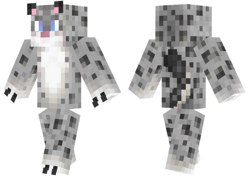 Snow Leopard Minecraft Skins