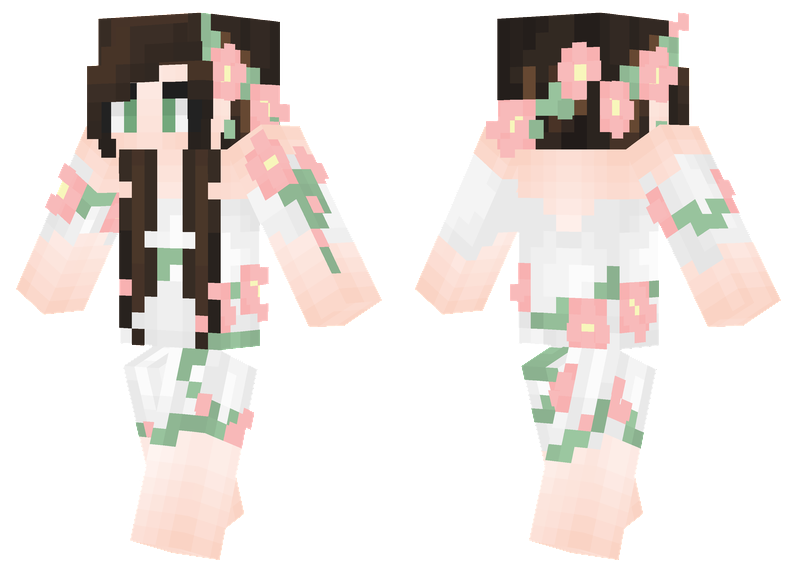 Spring Dress Minecraft Skins