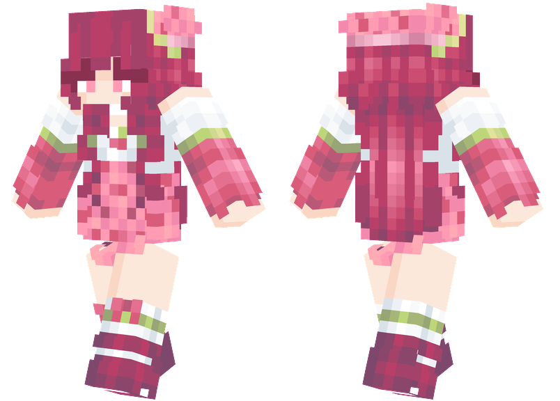 Strawberry Girl | Minecraft Skins