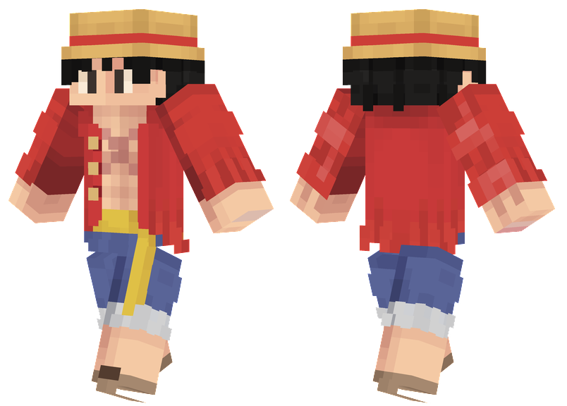 Straw Hat Luffy | Minecraft Skins