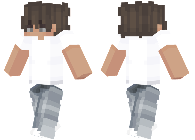 White Tee | Minecraft Skins