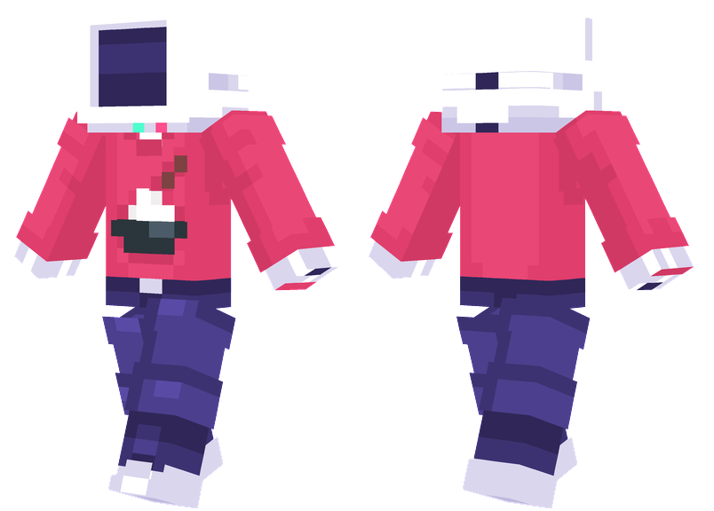 White TV Head | Minecraft Skins
