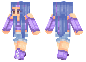Purple Frog Hat | Minecraft Skins