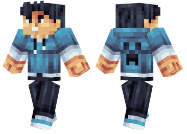 Blue Hoodie | Minecraft Skins