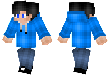 Blue Hoodie | Minecraft Skins