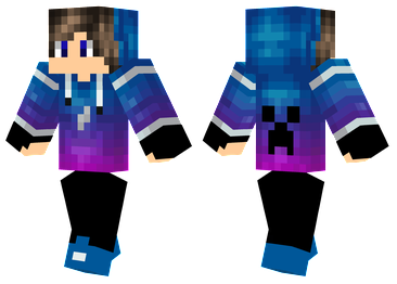 Blue Hoodie | Minecraft Skins