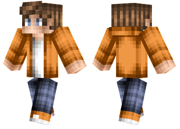 Orange Hoodie | Minecraft Skins