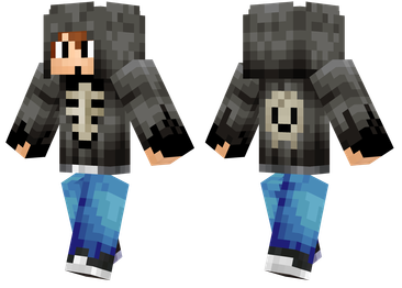 Skull Hoodie | Minecraft Skins
