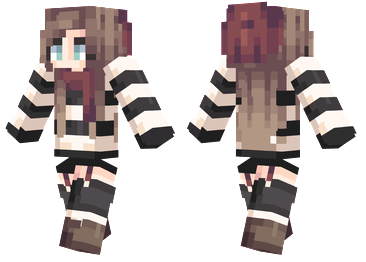 Brunette Sweater Girl | Minecraft Skins