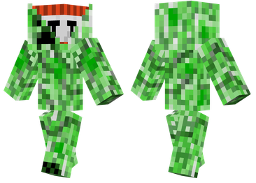 Santa Creeper | Minecraft Skins